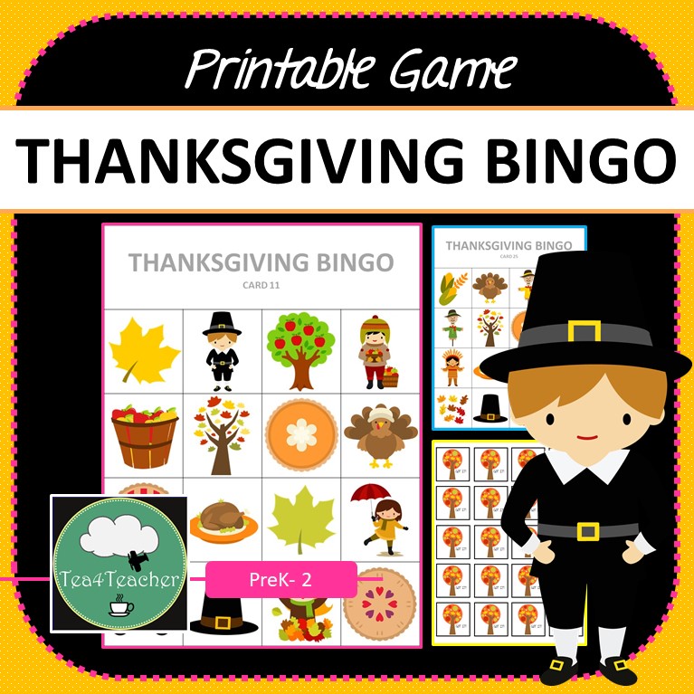 Thanksgiving Activities for Preschoolers –> Year 2 – Tea4Teacher.