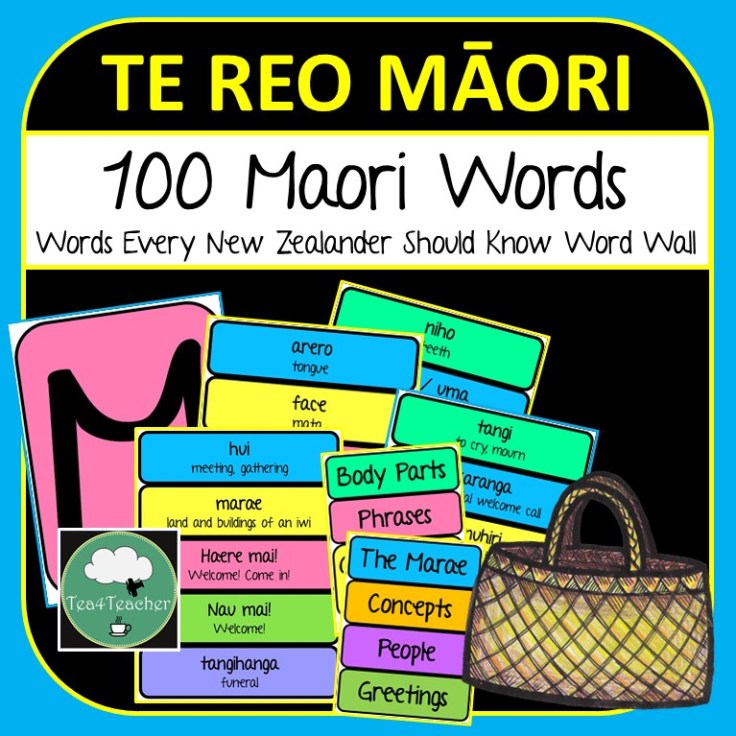 Te Reo Maori Resources for New Zealand Classrooms! – Tea4Teacher.